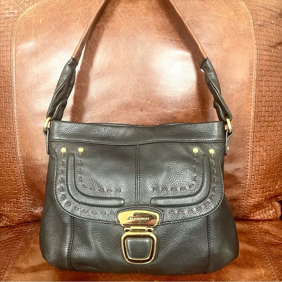 b. makowsky | Bags | Bmakowsky Genuine Leather Shoulder Bag | Poshmark